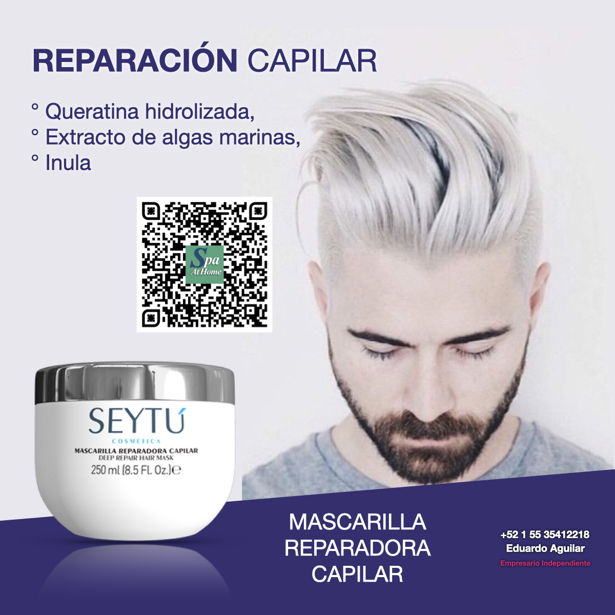 MASCARILLA REPARADORA CAPILAR SEYTÚ - Spa At Home